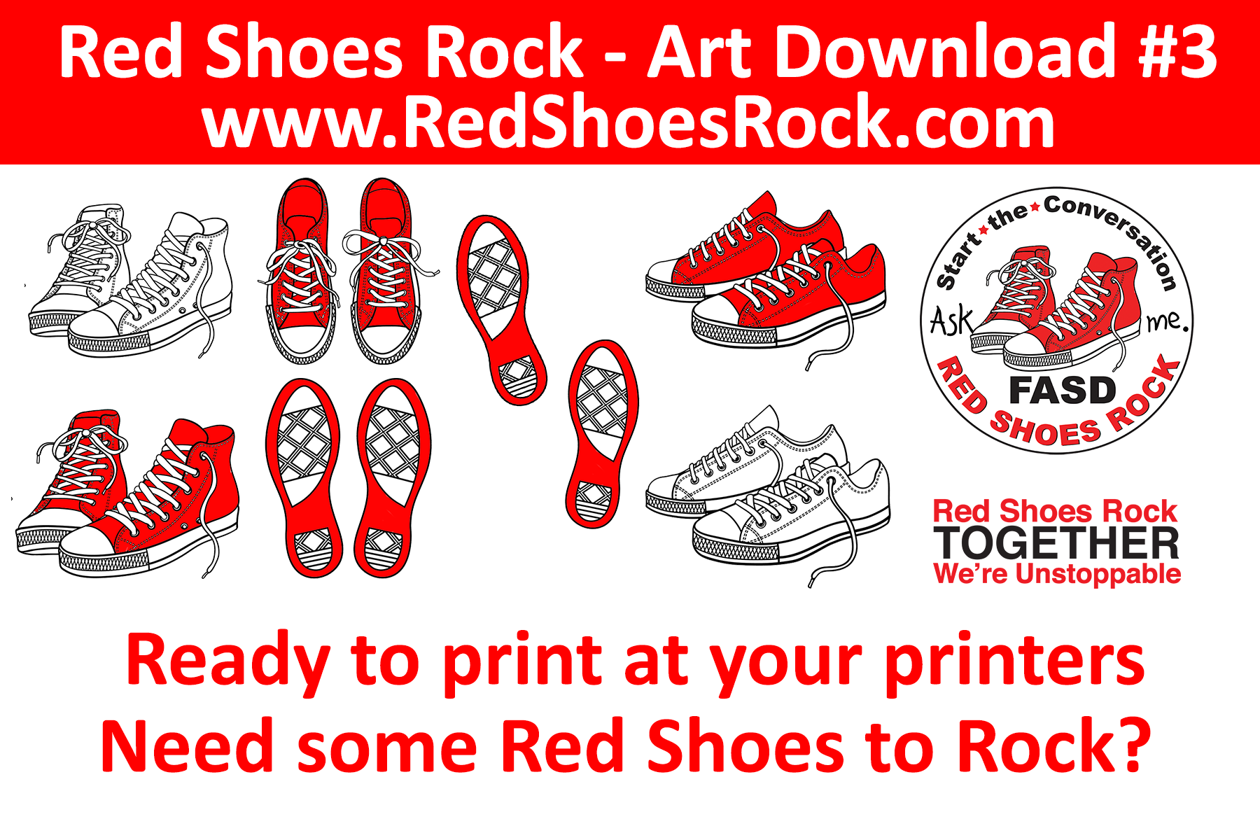 FREE downloads – Red Shoes Rock
